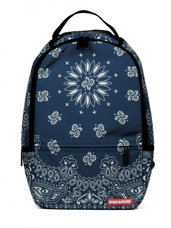 Sprayground Blue Bandana Backpack | semashow.com
