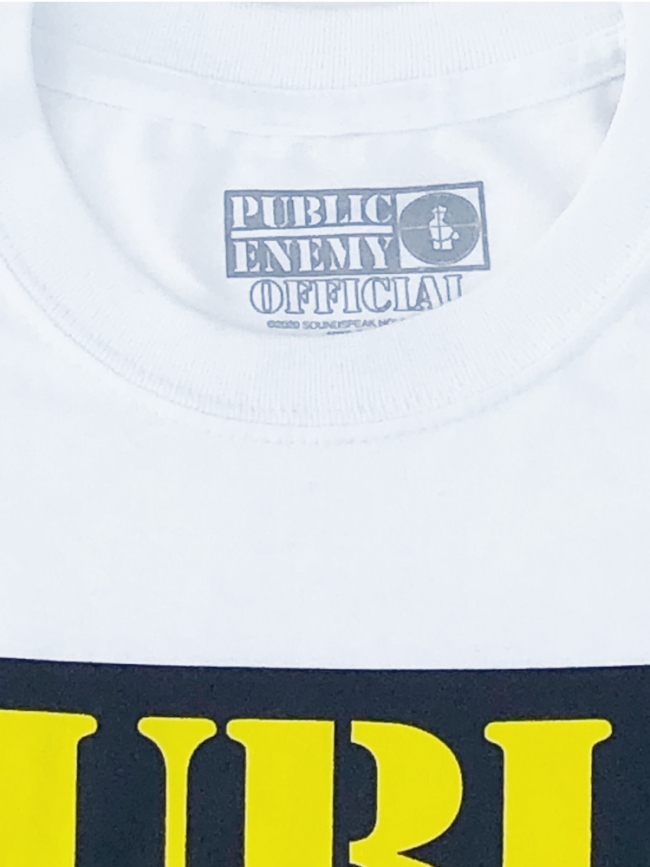 PUBLIC ENEMY TARGET LOGO TEE WHITE