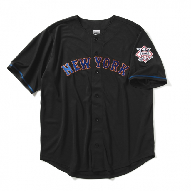 FANATICS MLB MESH BASEBALL SHIRT NEW YORK METS