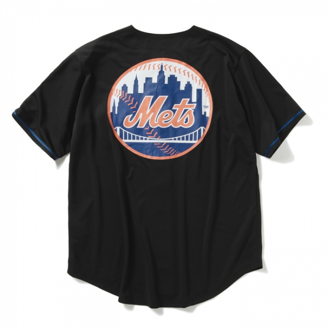 FANATICS MLB MESH BASEBALL SHIRT NEW YORK METS